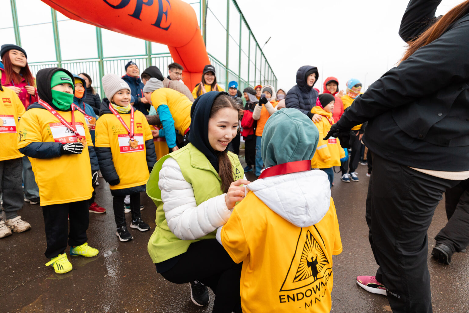 TODAY THE TRIATHLON PARK HOSTED THE CHARITY MARATHON TITLED RUN FOR ...